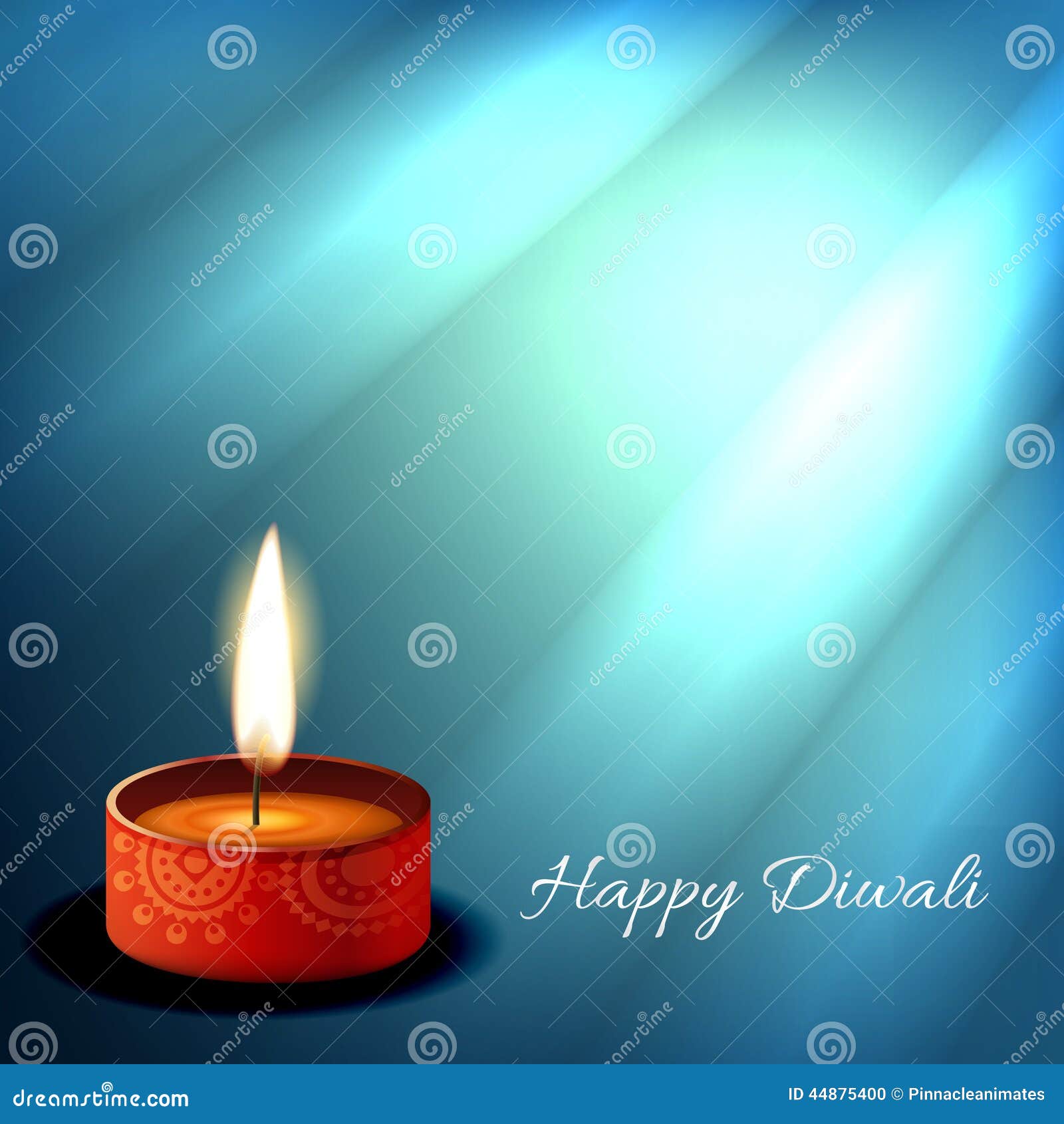 Stylish Diwali Diya Background Stock Vector - Illustration of design ...