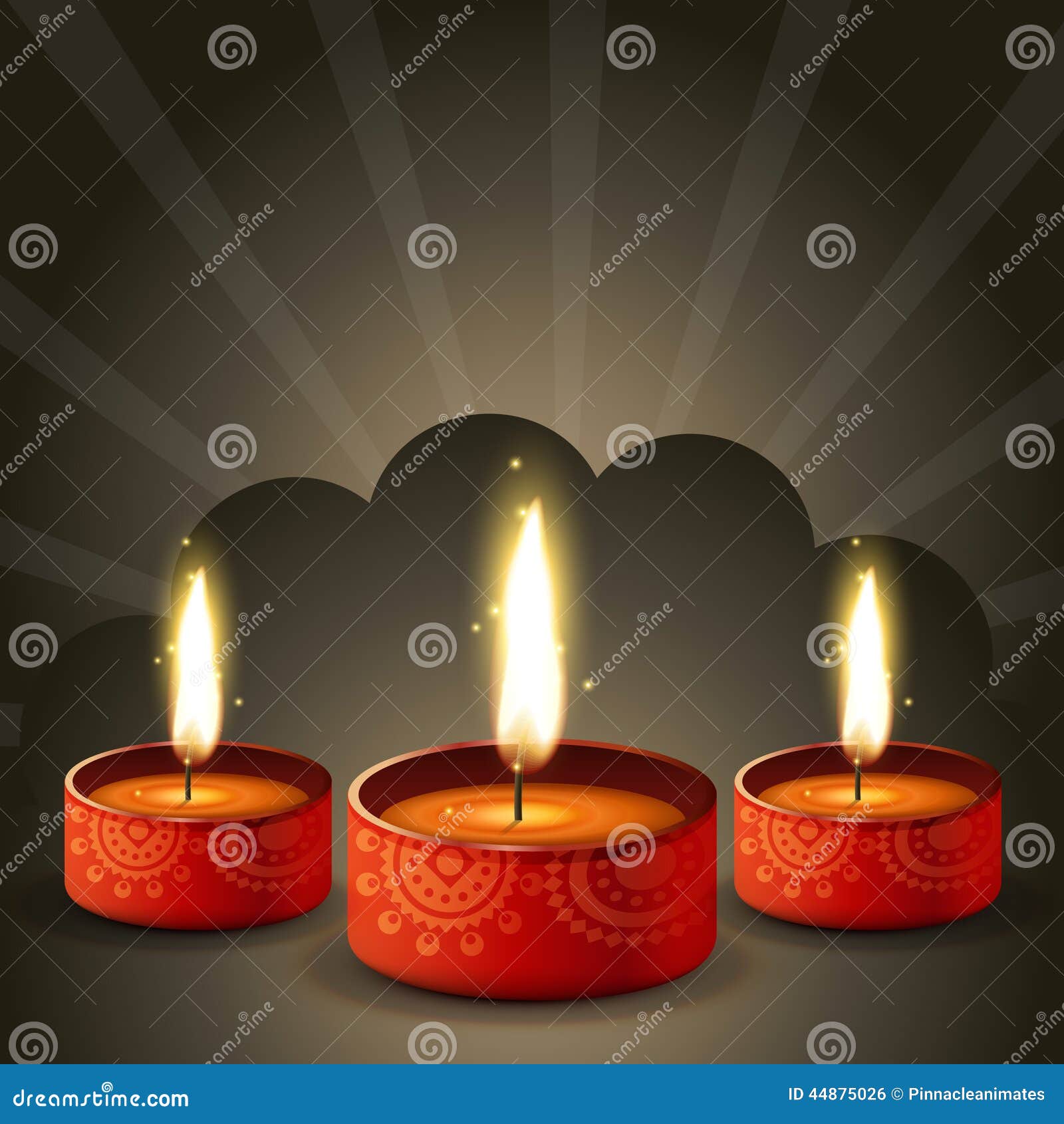 Stylish Diwali Diya Background Stock Vector - Illustration of graphic ...