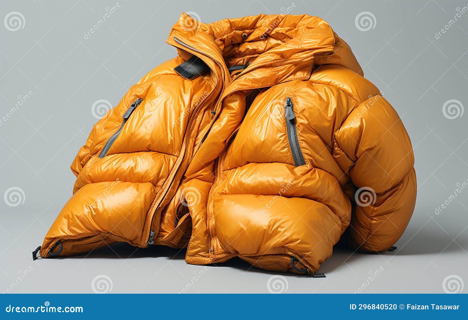 Stylish Down Jacket on a White Background -Generative Ai Stock Photo ...