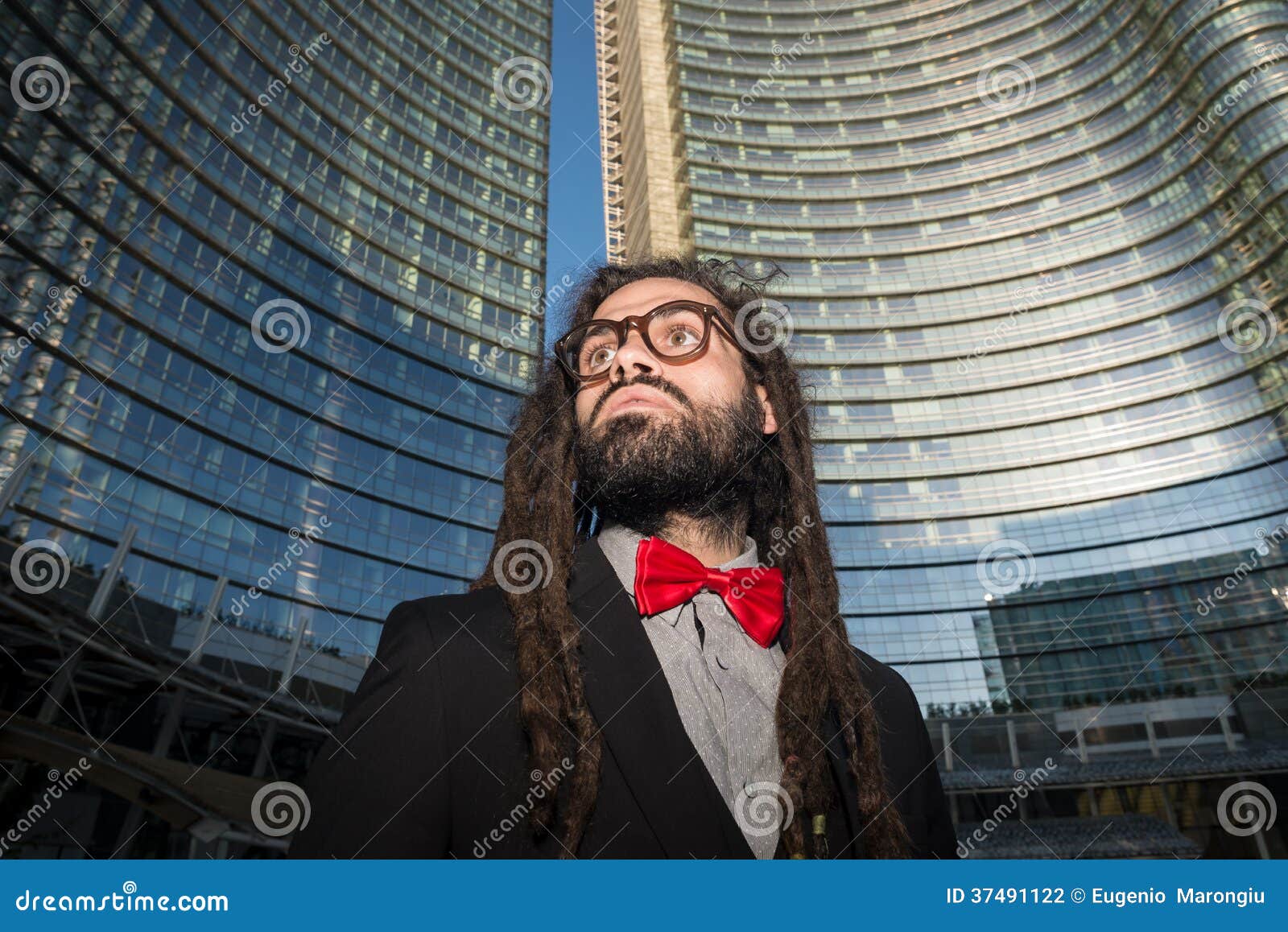 Stylish Elegant Dreadlocks Businessman Stock Photo - Image of ...