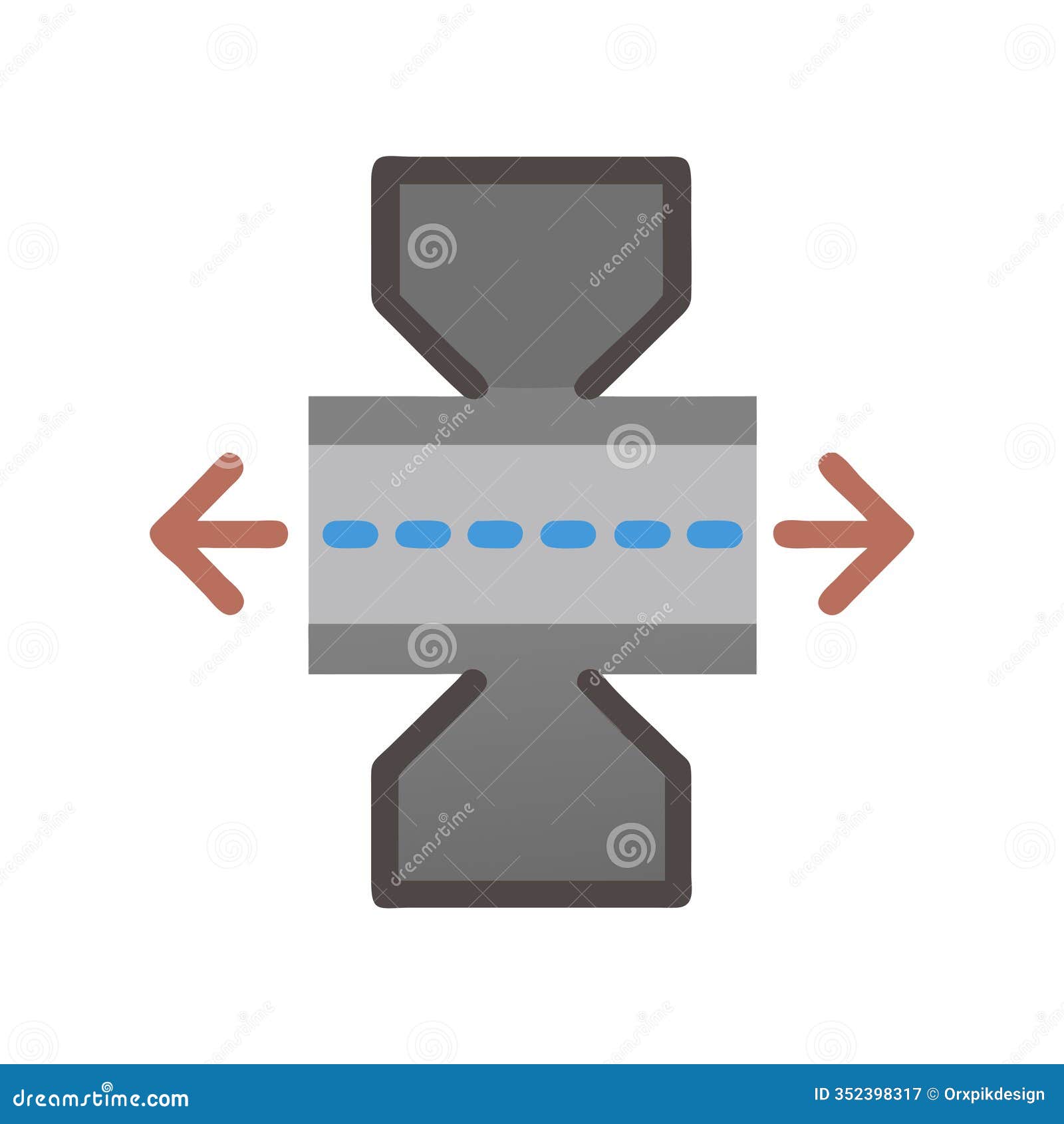 Stylish Expansion Joint Graphic for Home Design Stock Illustration ...