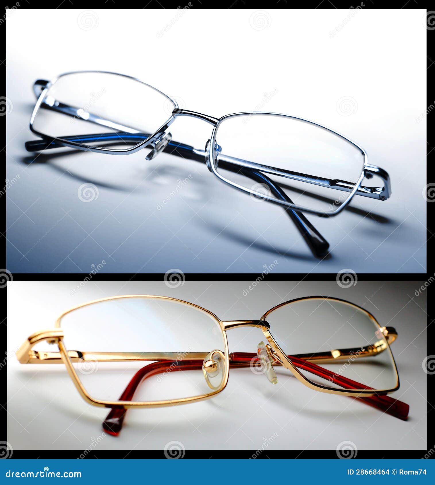 Stylish eye glasses stock photo. Image of metal, clear - 28668464