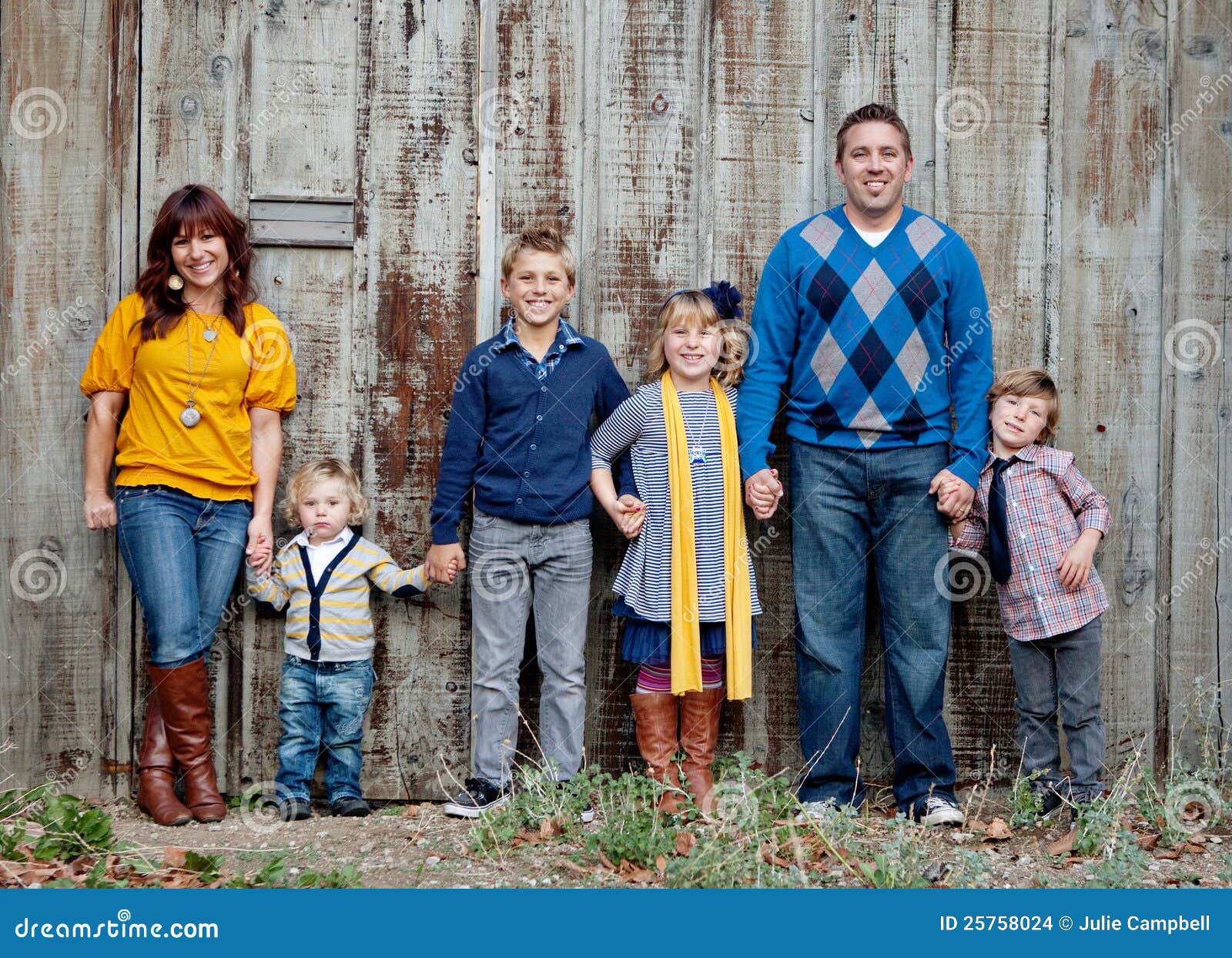 Stylish Family Portrait stock photo. Image of relaxed - 25758024