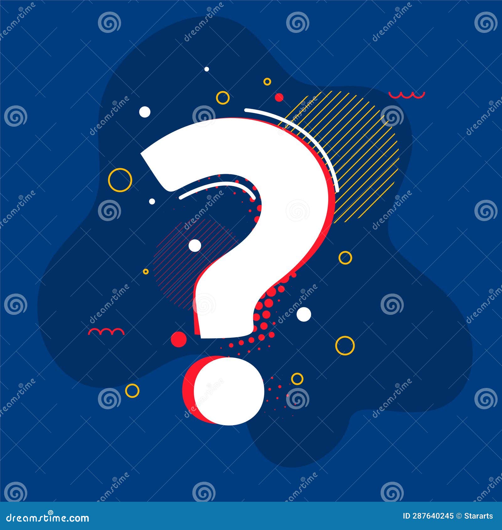 Stylish Faq Symbol Fluid Background Think and Ask Doubt Stock ...