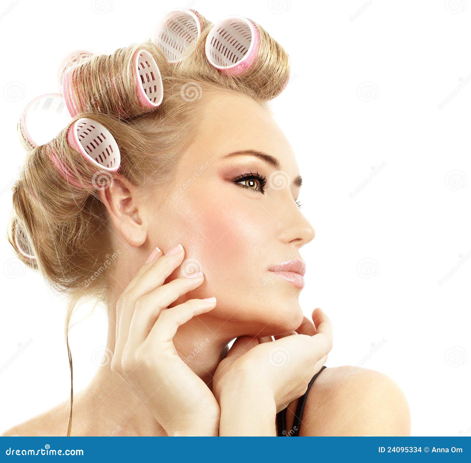 Stylish girl portrait stock photo. Image of human, blonde - 24095334