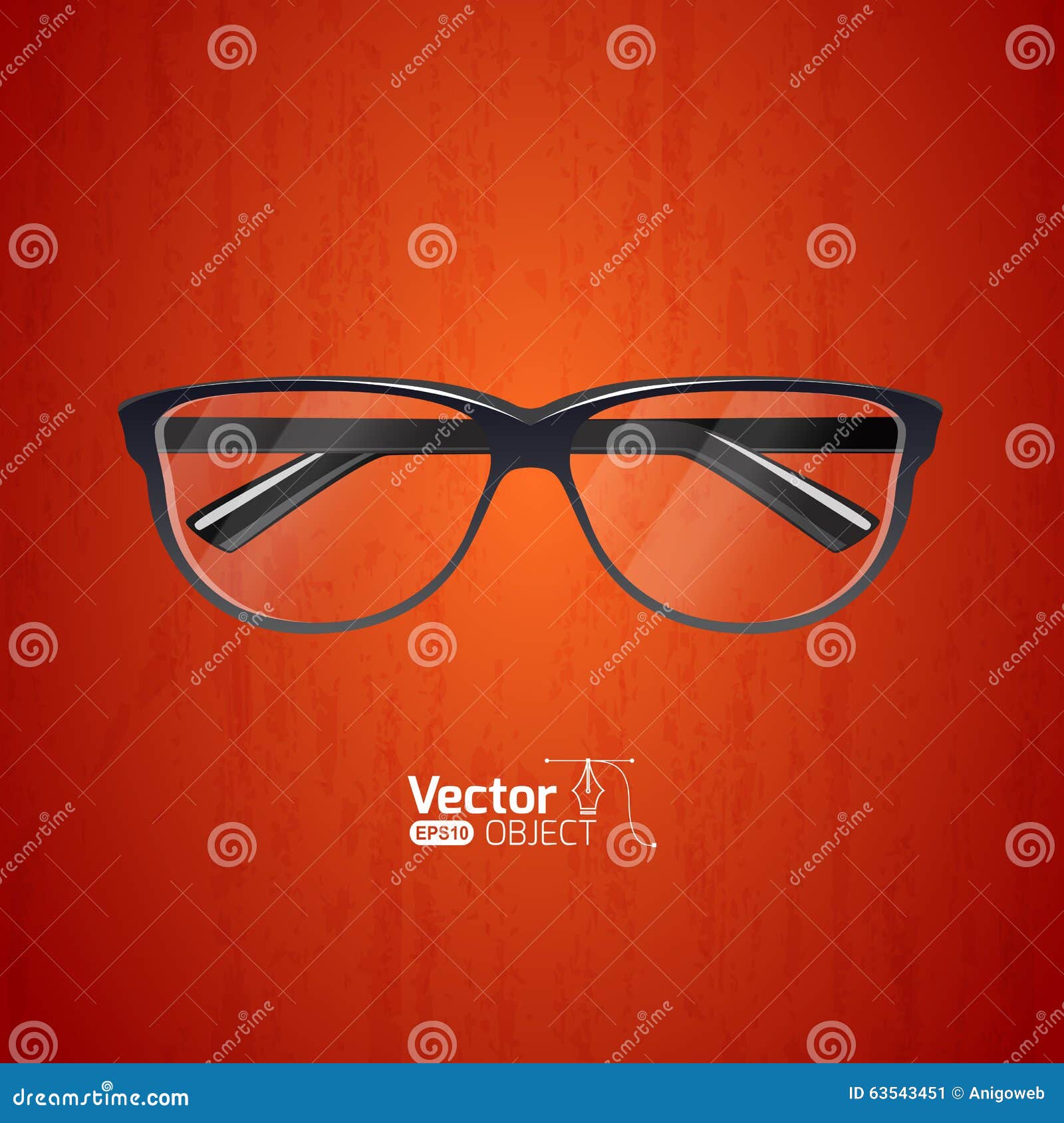 Stylish Glasses Stock Vector Illustration Of Optical 63543451