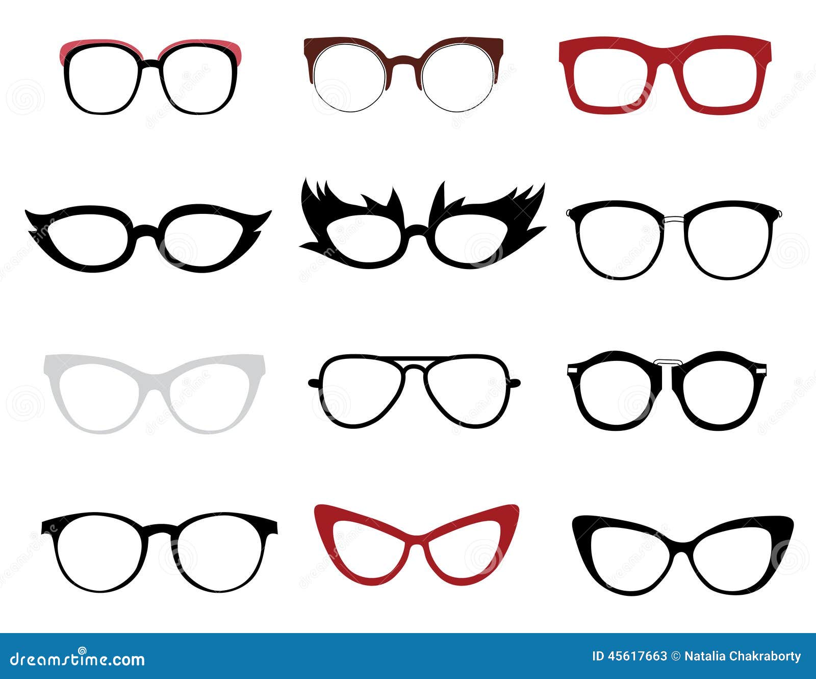 Stylish Glasses Stock Vector Illustration Of Modern 45617663