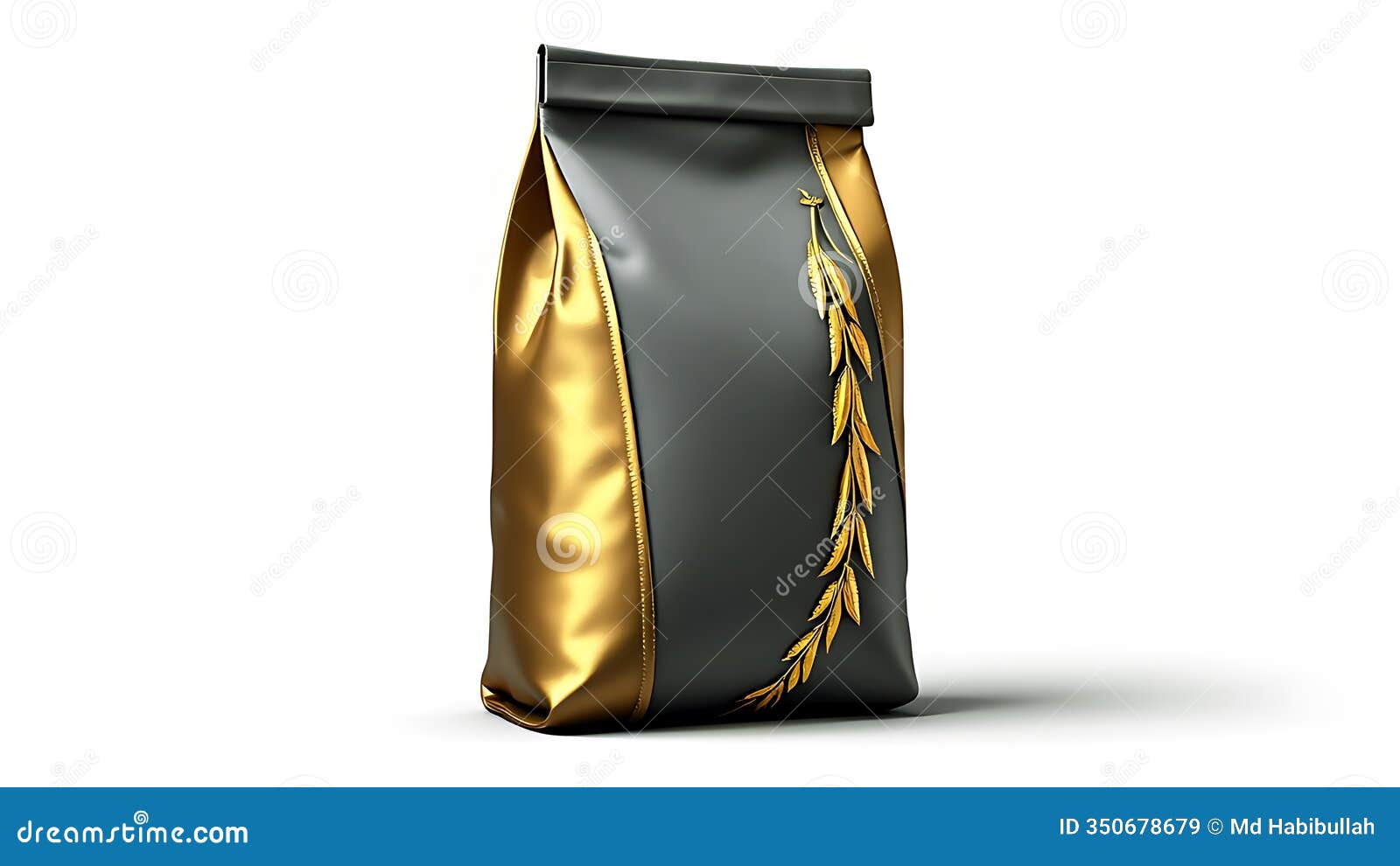 Stylish Grain Packaging Design with Scattered Seeds Stock Illustration ...
