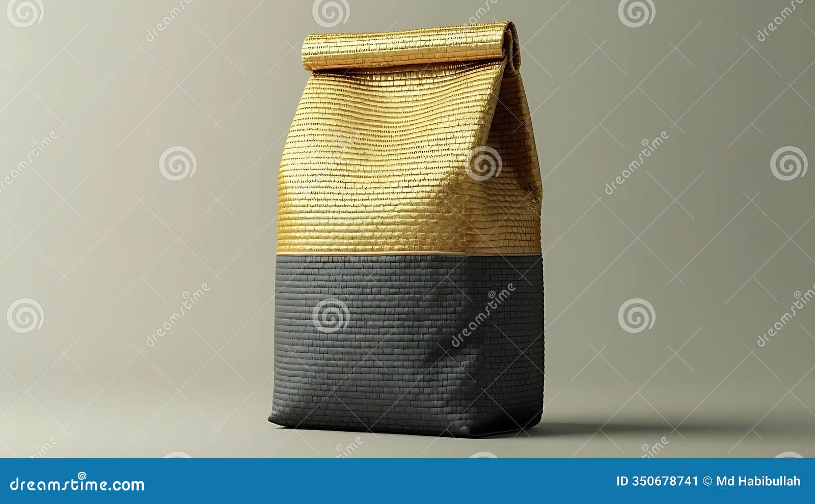 Stylish Grain Packaging Design with Scattered Seeds Stock Illustration ...