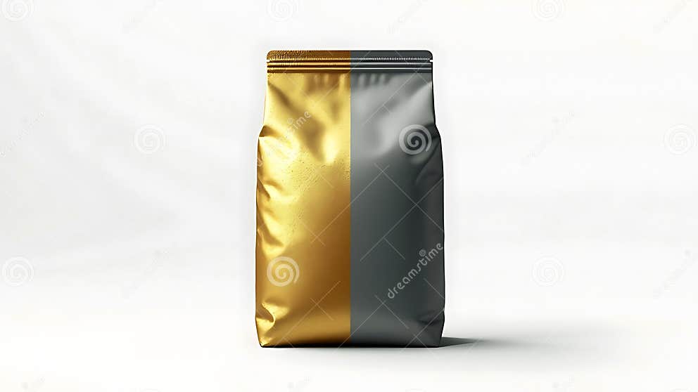 Stylish Grain Packaging Design with Scattered Seeds Stock Illustration ...