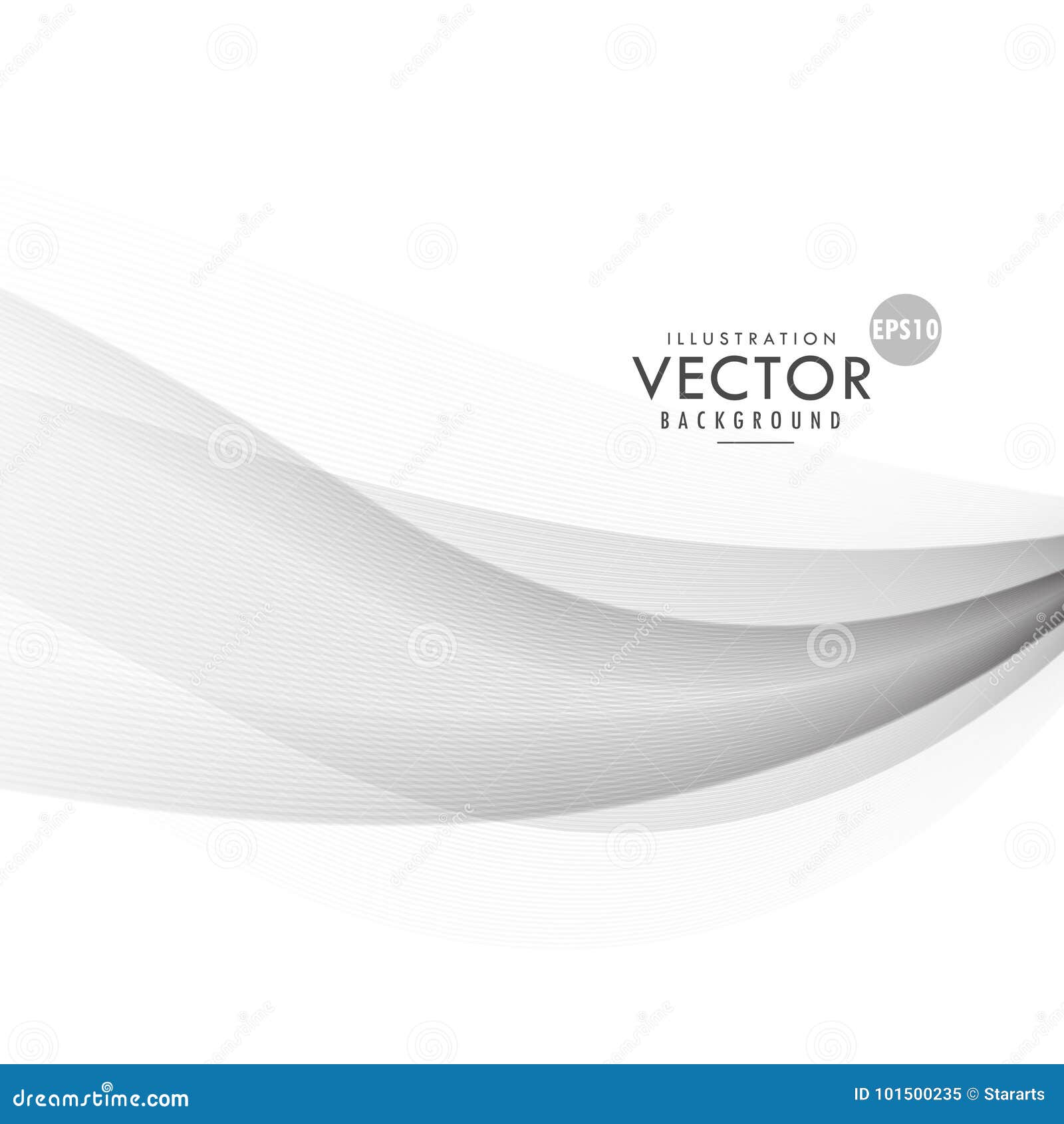 Stylish Gray Vector Wave Background Design Stock Vector - Illustration ...