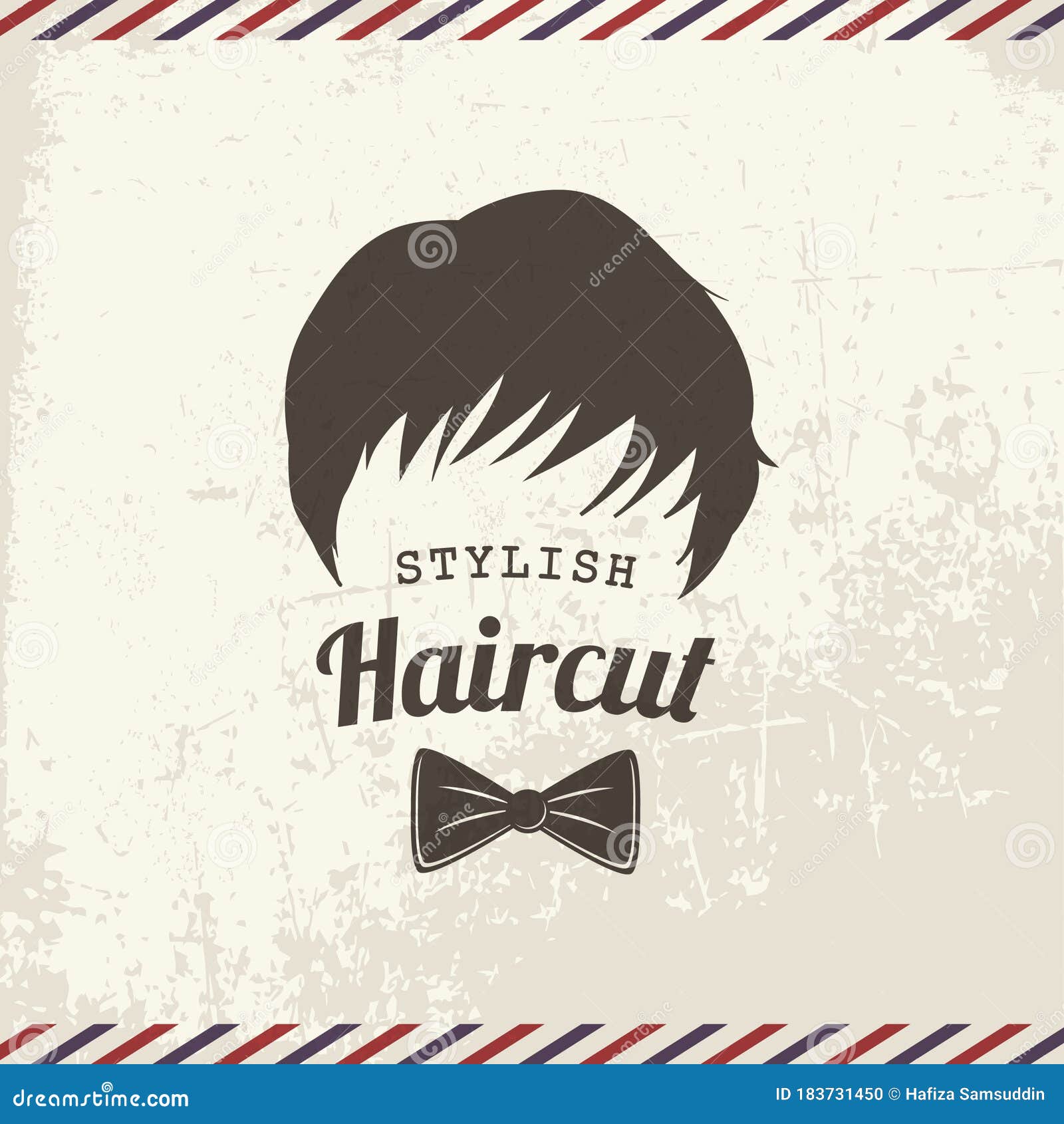 Stylish Haircut. Vector Illustration Decorative Background Design Stock ...