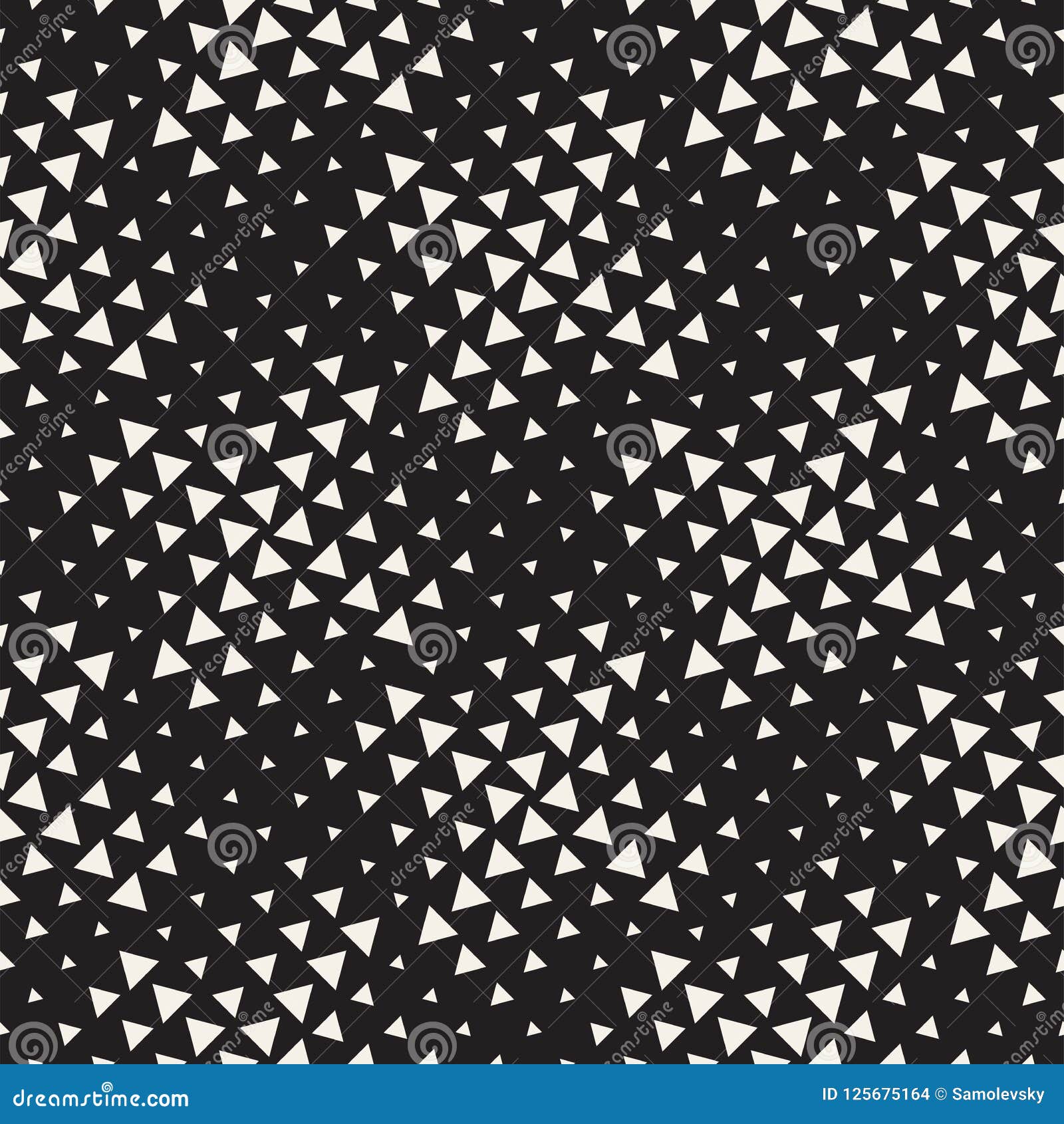 Stylish Halftone Texture. Endless Abstract Background with Random Size ...