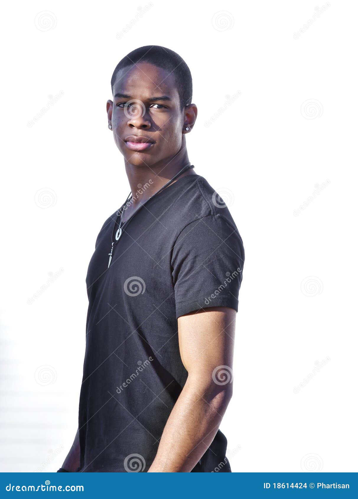 Stylish Handsome African American Man Stock Photo - Image of male ...