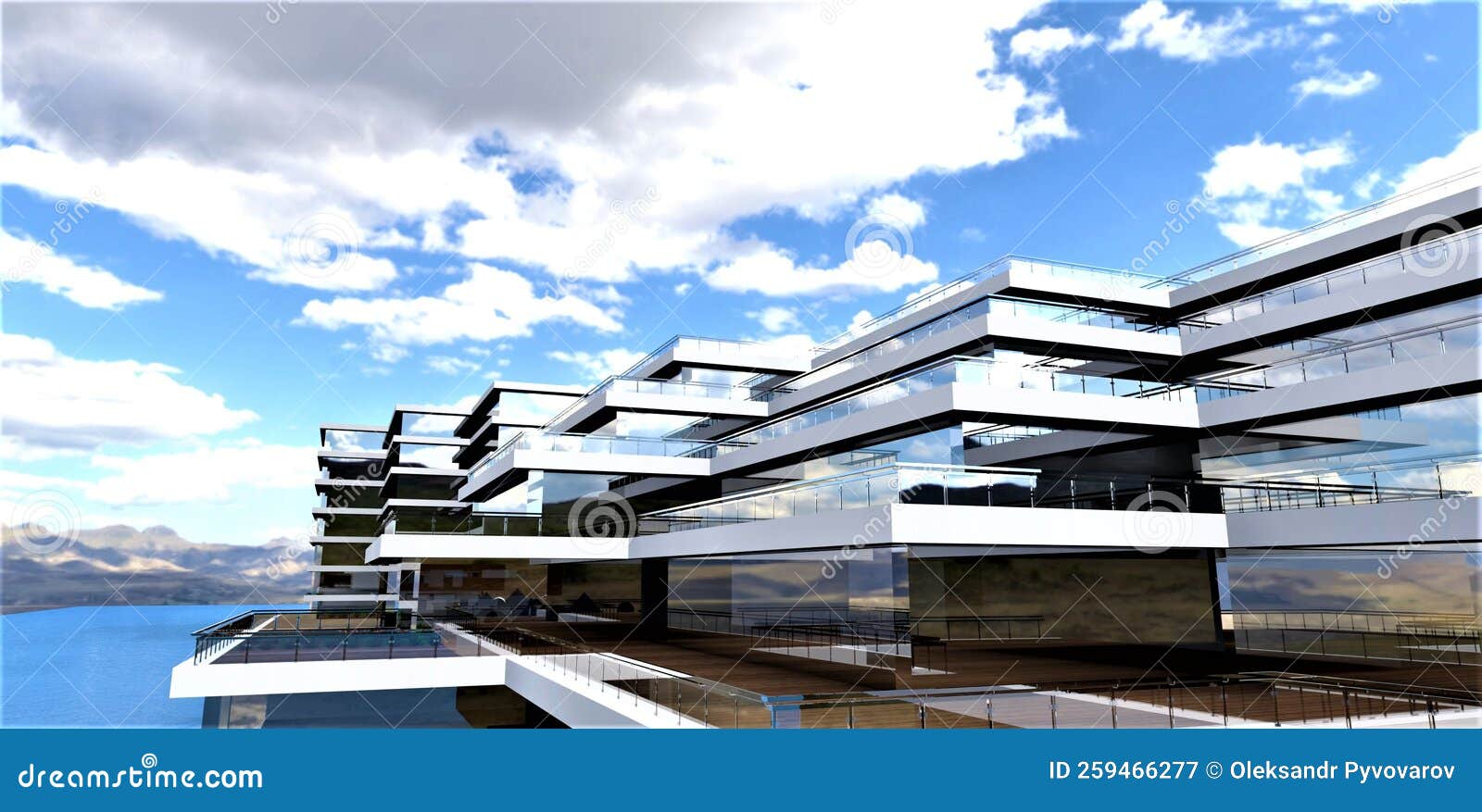 Stylish Hotel Complex with Big Pool Constructed According To ...