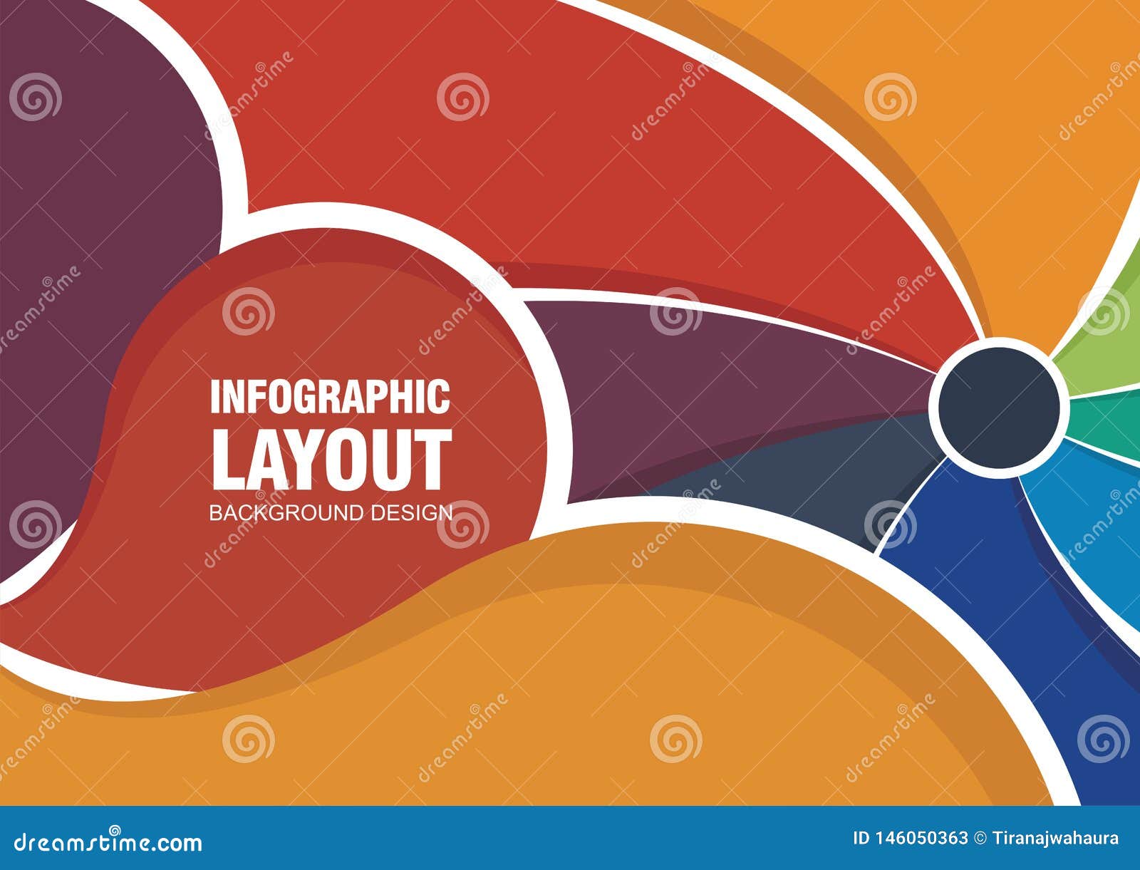 Stylish Background for Infographic or Work-flow Template Stock Vector ...