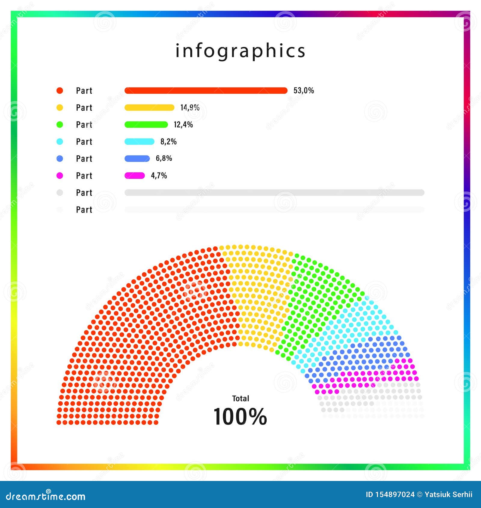 Stylish Infographic Template. Stock Vector - Illustration of layout ...