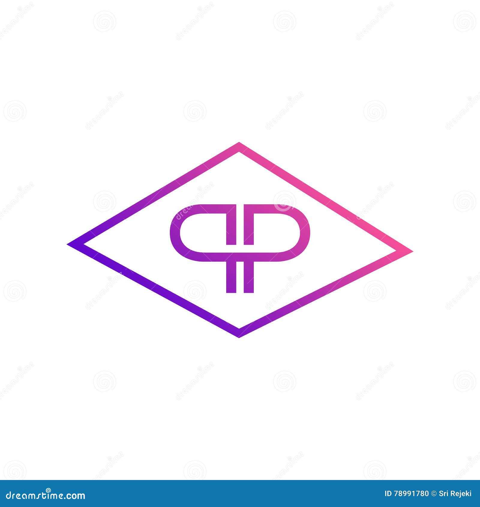 Stylish Initial PP Symbol. Creative Design Stock Vector - Illustration ...