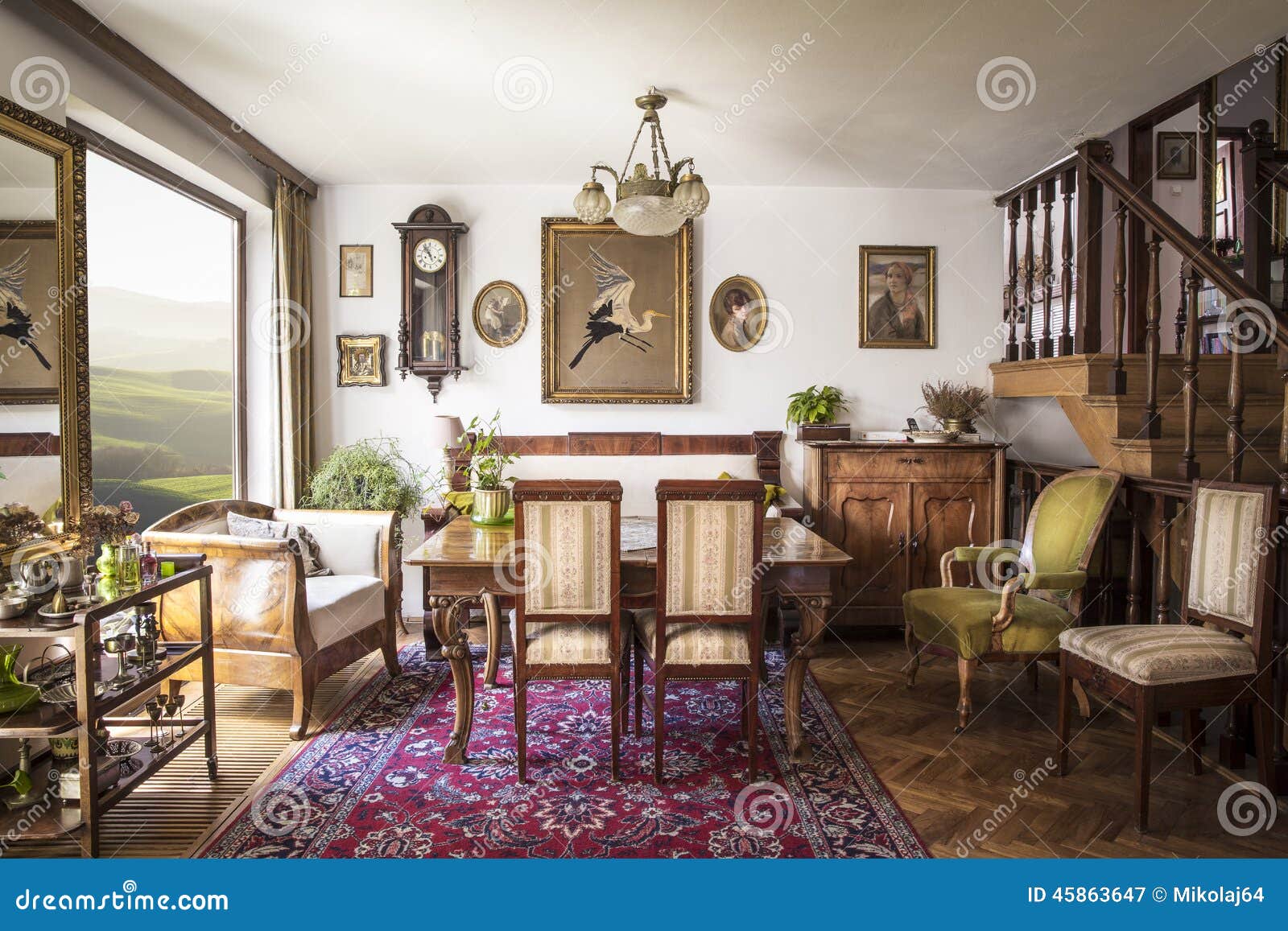 Stylish italian interior stock image. Image of room, home - 45863647
