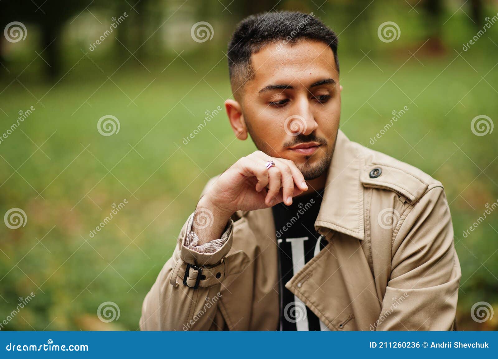 Stylish Kuwaiti Man at Trench Coat Stock Photo - Image of kuwaiti ...