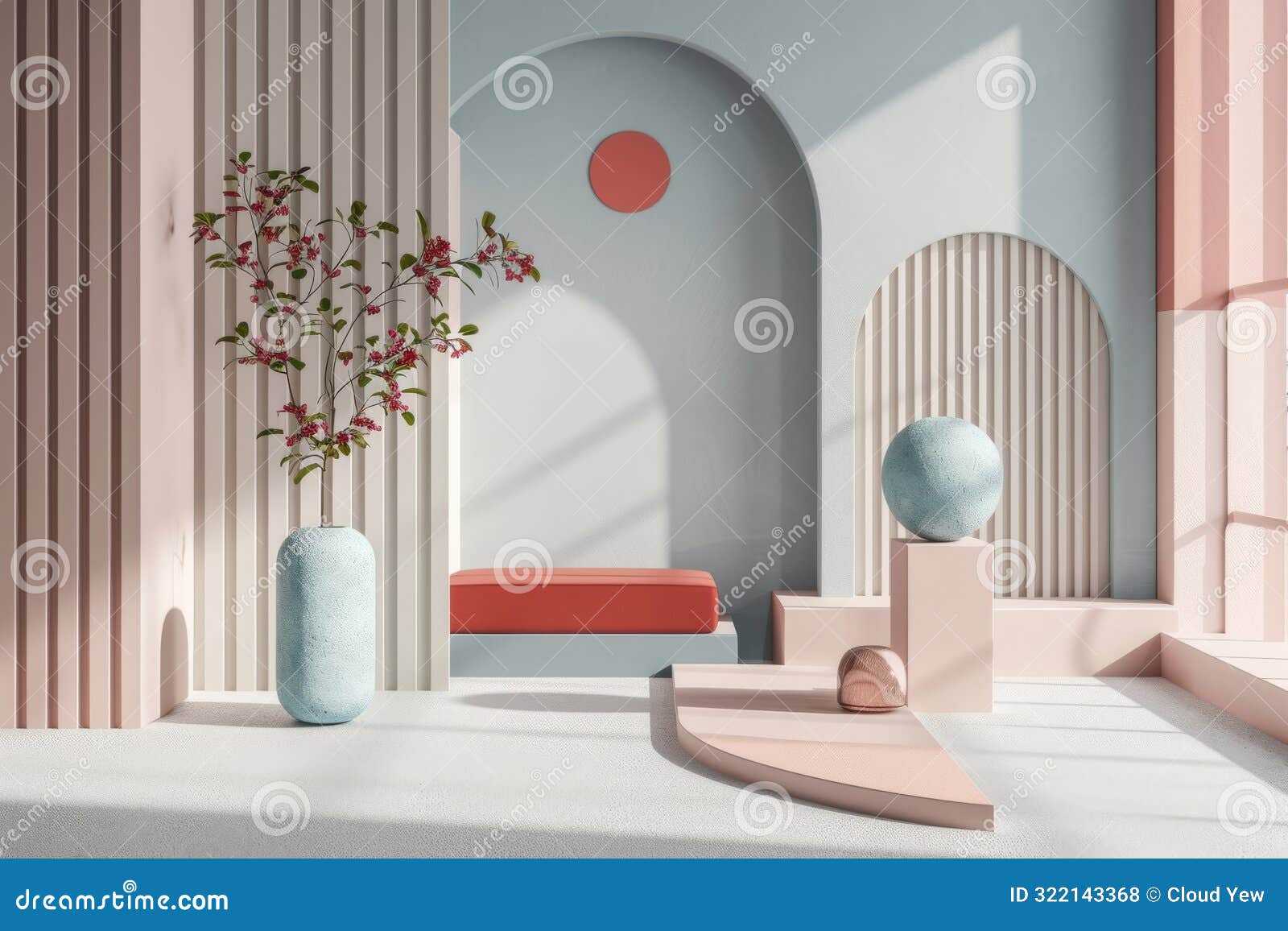 Stylish Layout Designs on a Modern Minimalist Backdrop. Stock ...