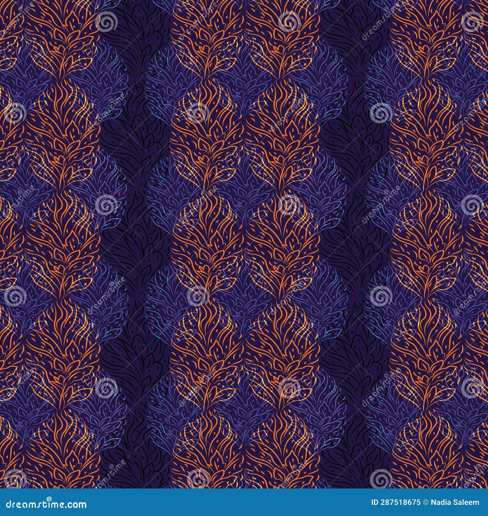 Stylish leaves stock vector. Illustration of hand, surface - 287518675