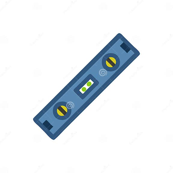 Stylish Level Tool Icon Illustration Stock Illustration - Illustration ...
