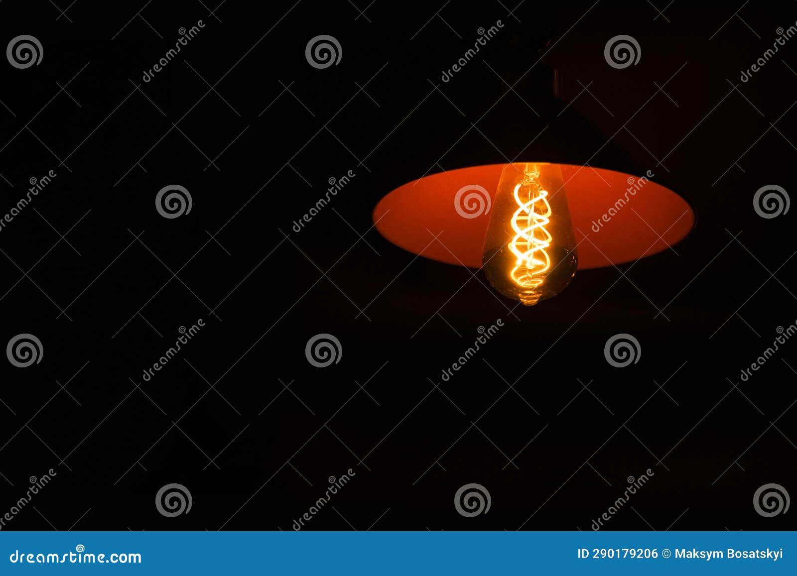 Stylish Light Bulbs in the Cafe Stock Photo - Image of energy, jazz ...