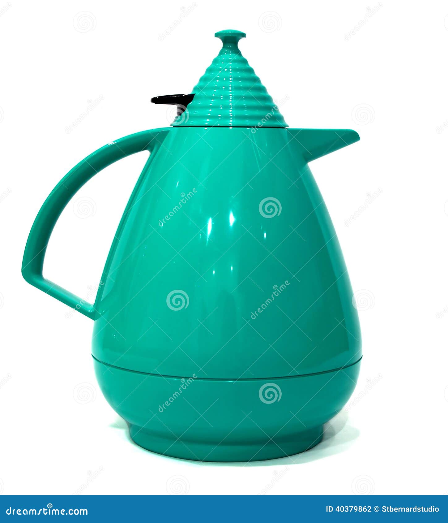 Stylish Light Green Vacuum Flask Stock Photo - Image of flask, design ...