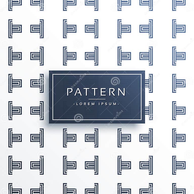 Stylish Line Pattern Design Background Stock Vector - Illustration of ...