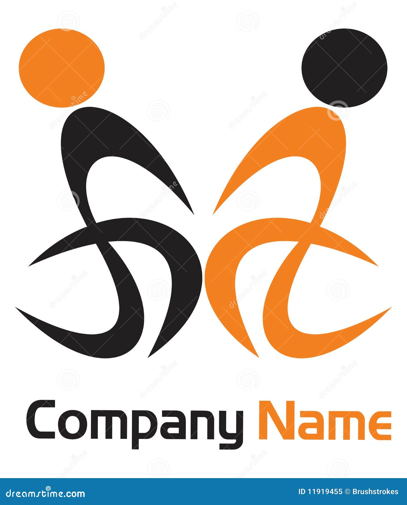 Stylish logo stock illustration. Illustration of business - 11919455