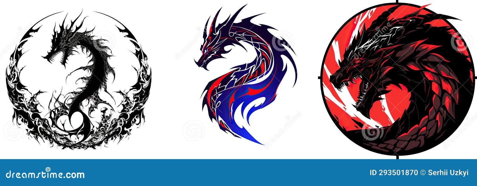 Stylish Cursed Moon In 2D Logo Style AI Generated Royalty-Free Stock ...