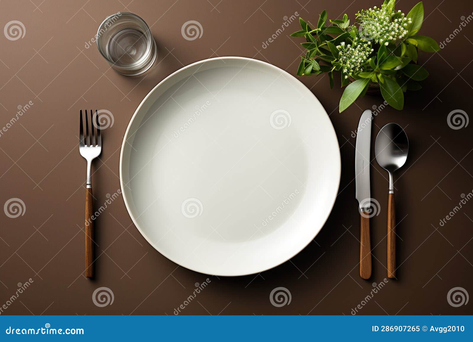 Stylish Lunch in a Minimalist Stock Illustration - Illustration of ...