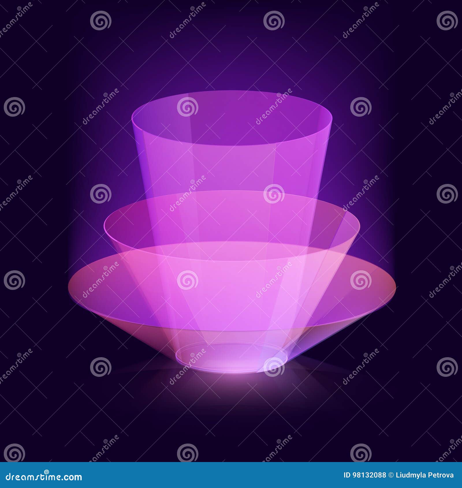 Stylish Magical Effect Vector Design. Virtual Beauty Shine Abstract ...