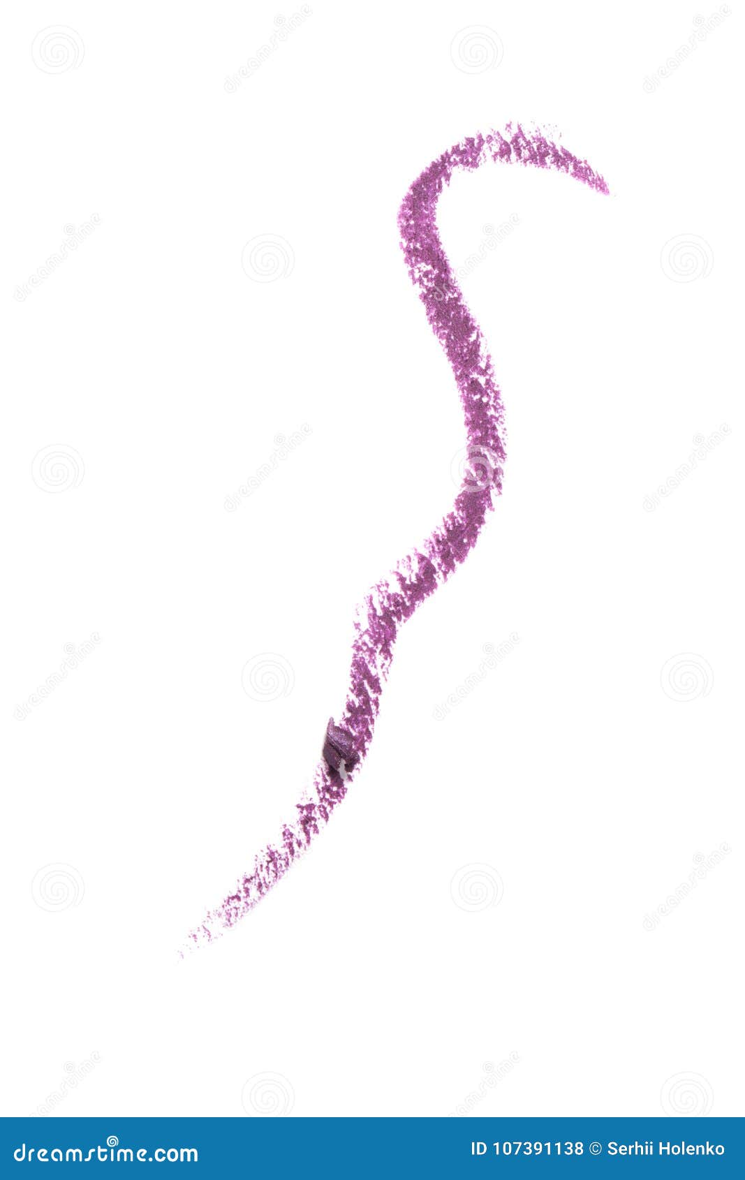 Stylish Makeup Sample on White Background Stock Photo - Image of makeup ...