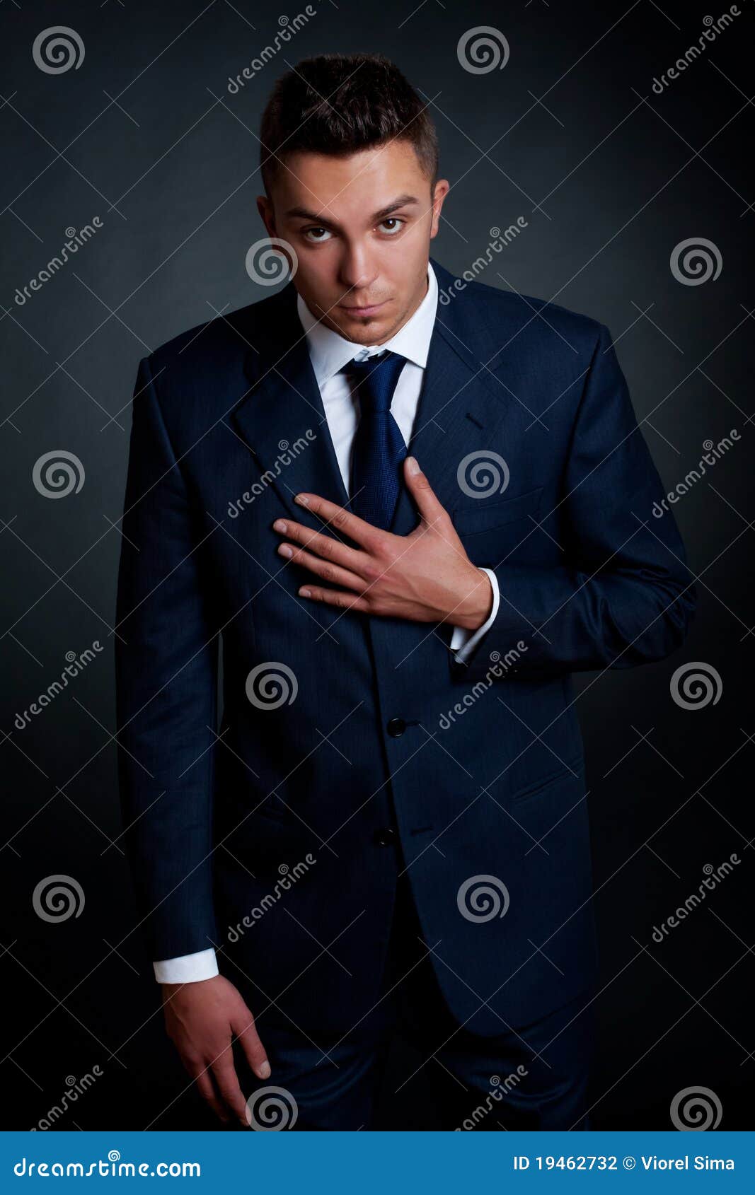 Stylish Man Bowing for the Camera Stock Photo - Image of bowing ...