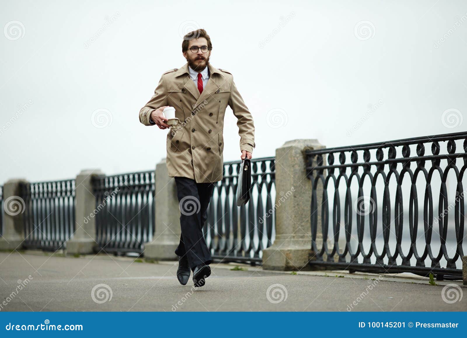 Morning hurry stock image. Image of street, busy, carry - 100145201