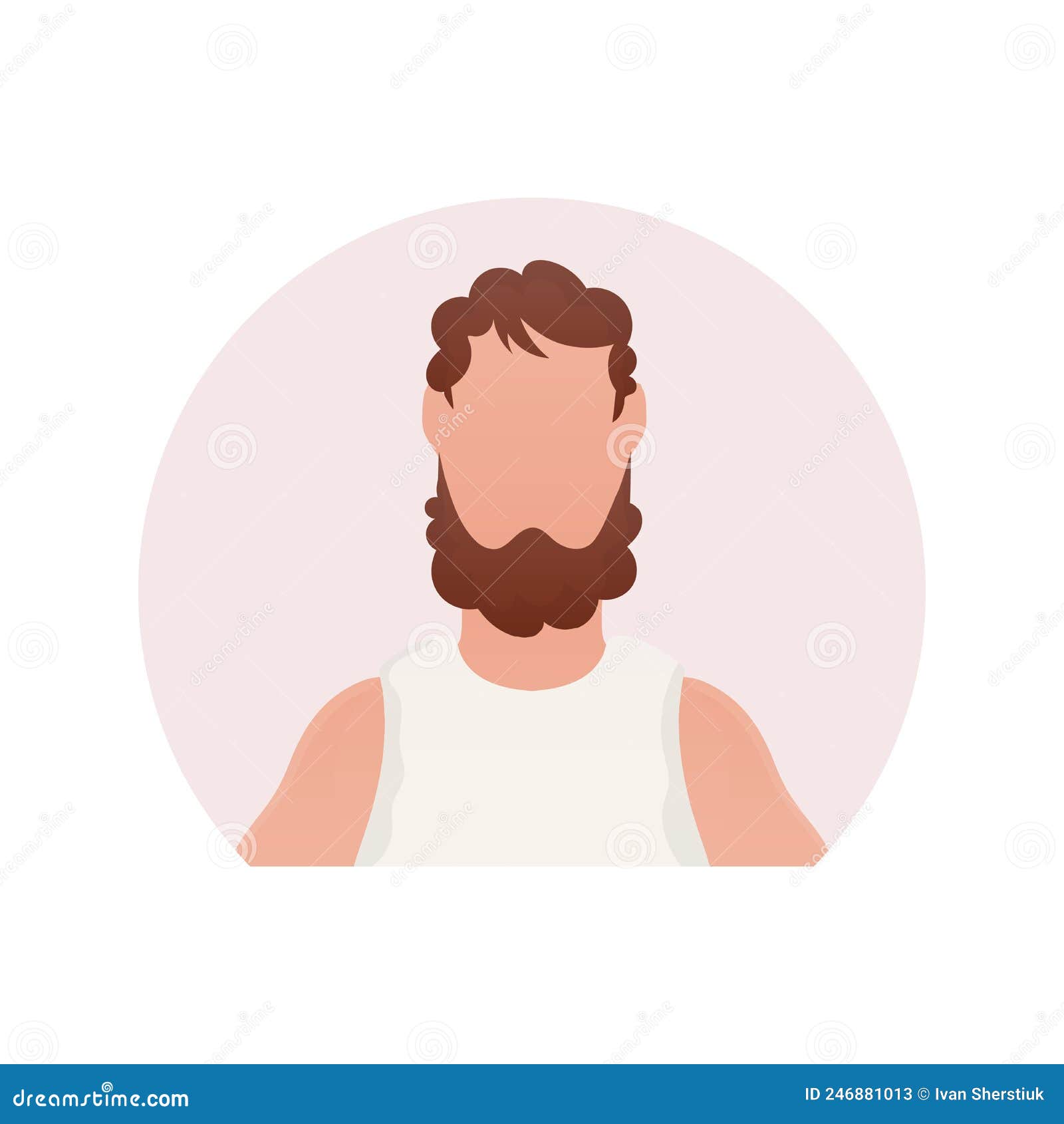 Stylish Man Icon. Isolated. Cartoon Style. Stock Vector - Illustration ...