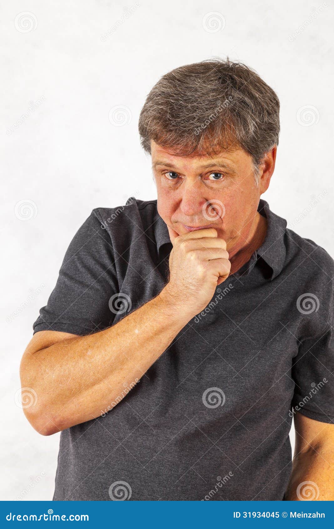 Stylish Man Standing and Gesturing with His Hands Stock Image - Image ...