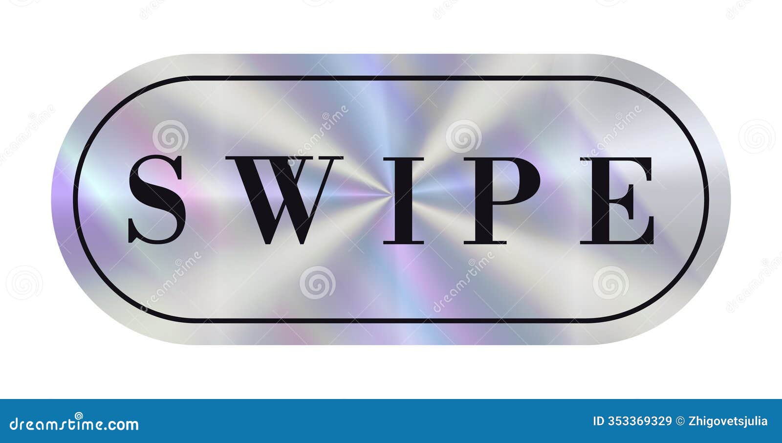 Swipe Up Sticker For A Social Media, Making A Blog Or Vlog Vector Flat ...