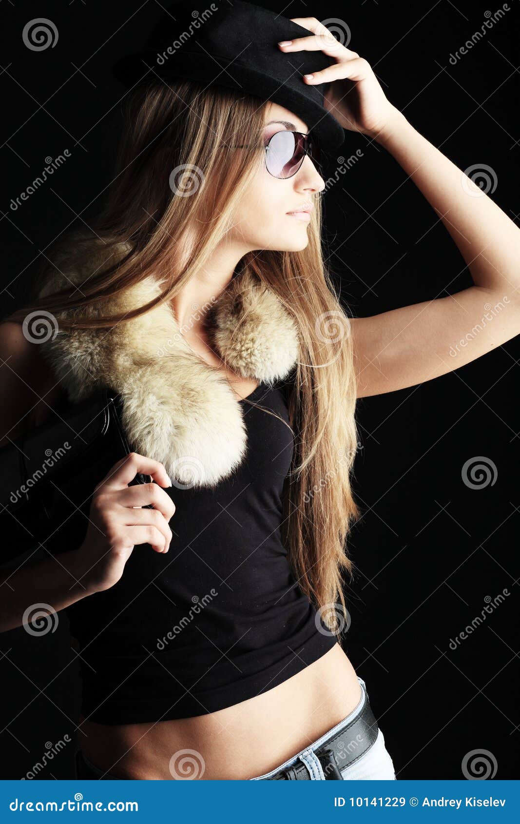 Stylish model stock image. Image of posing, beautiful - 10141229