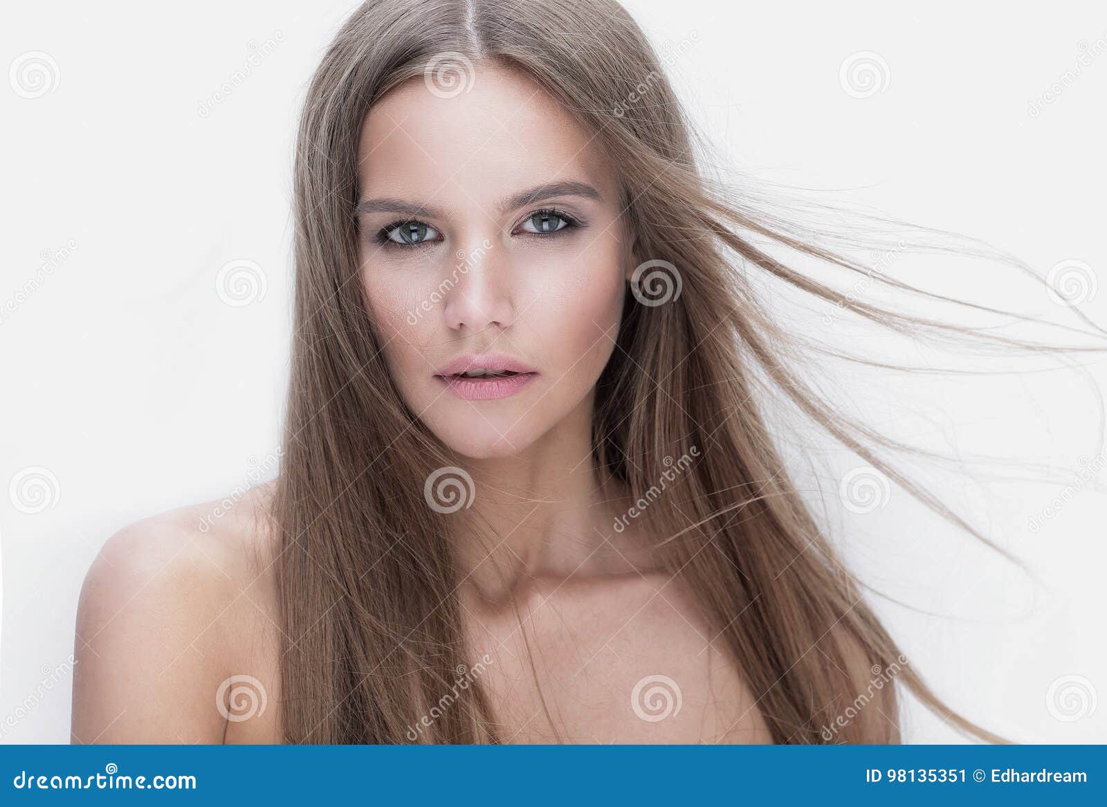 Stylish Model Girl Looking at the Camera. Stock Image - Image of girl ...