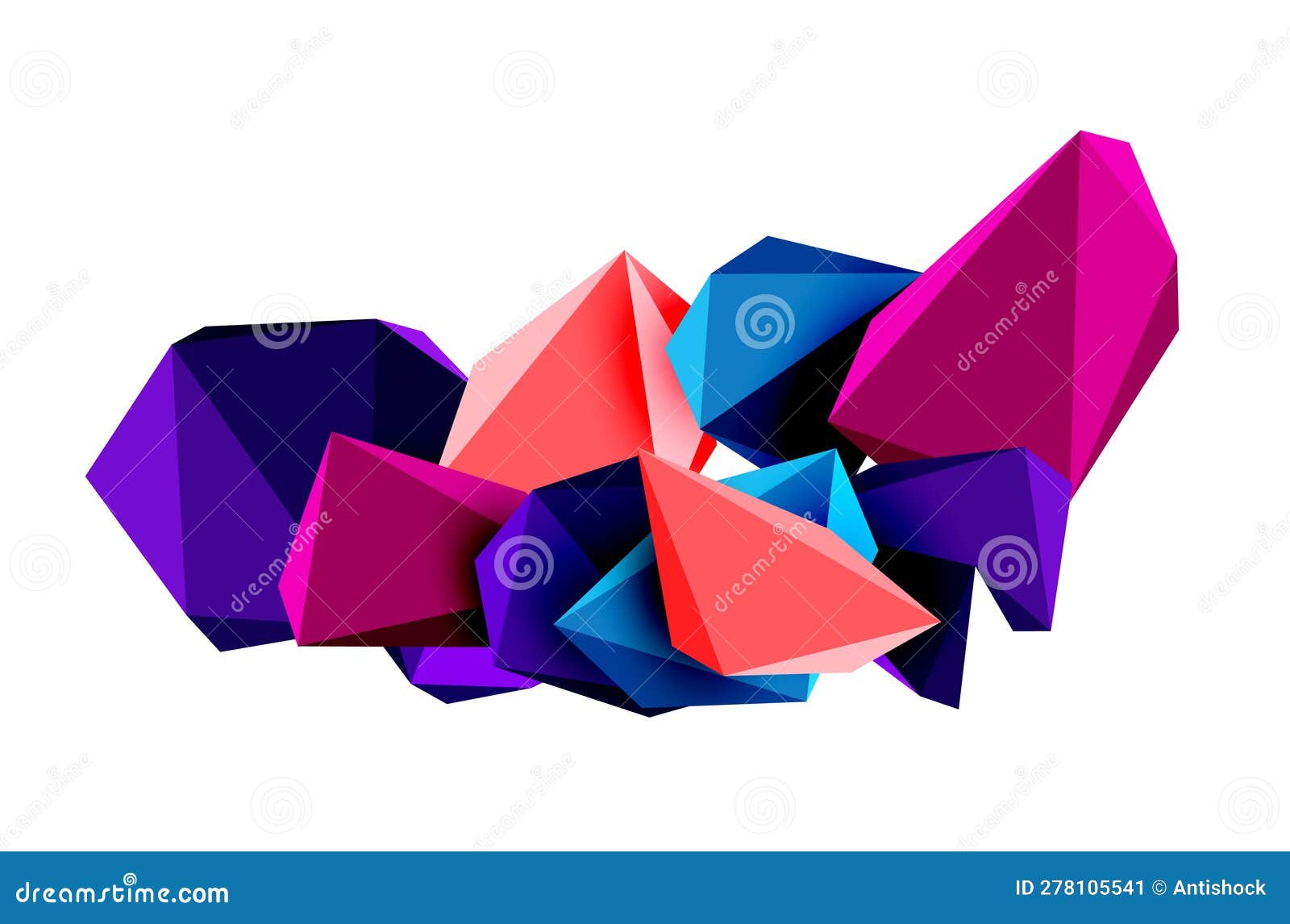 A Stylish and Modern Abstract Background Featuring Geometric 3D Shapes ...