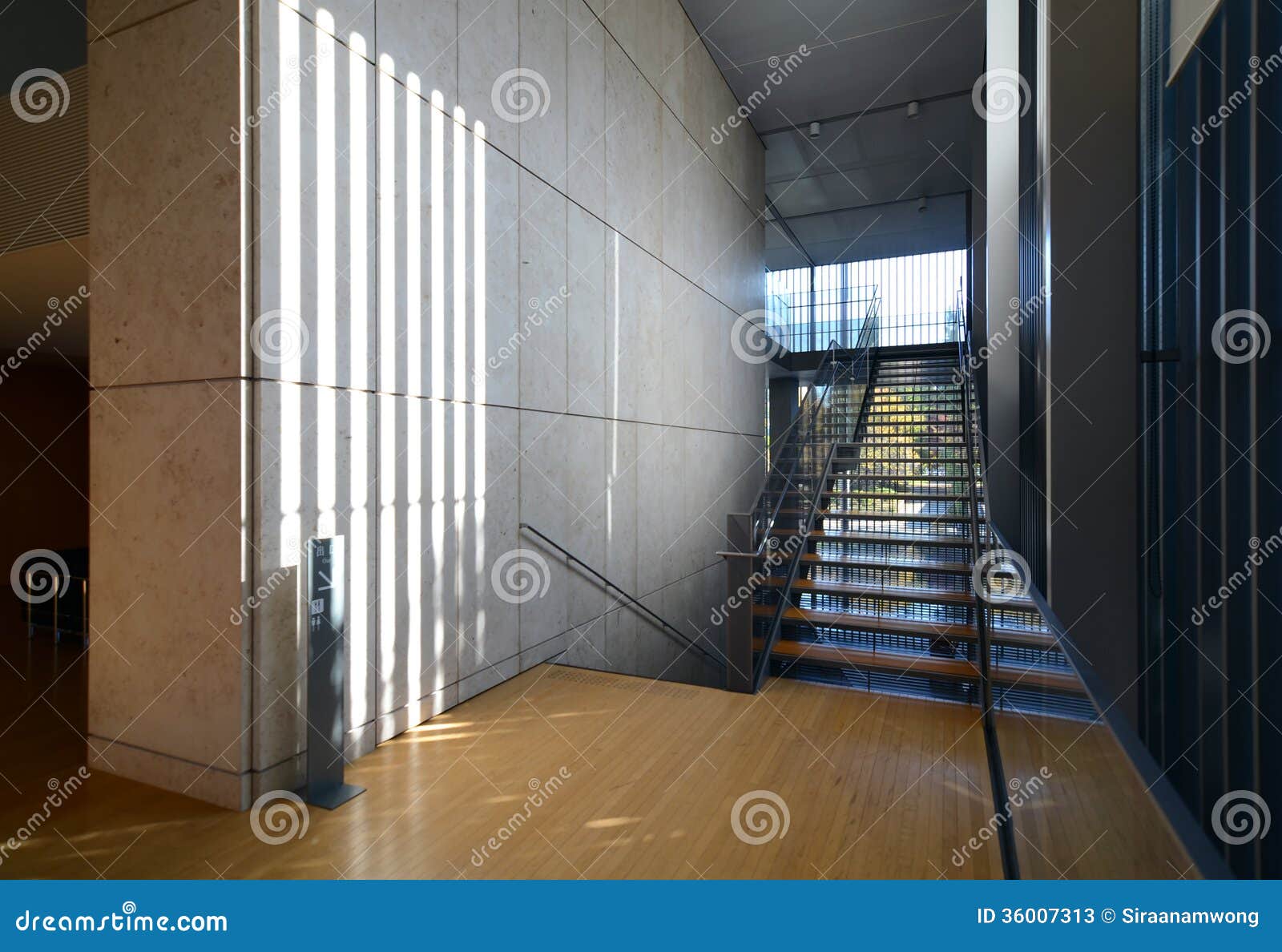 Stylish Modern Architecture, Staircase View Stock Image - Image of ...
