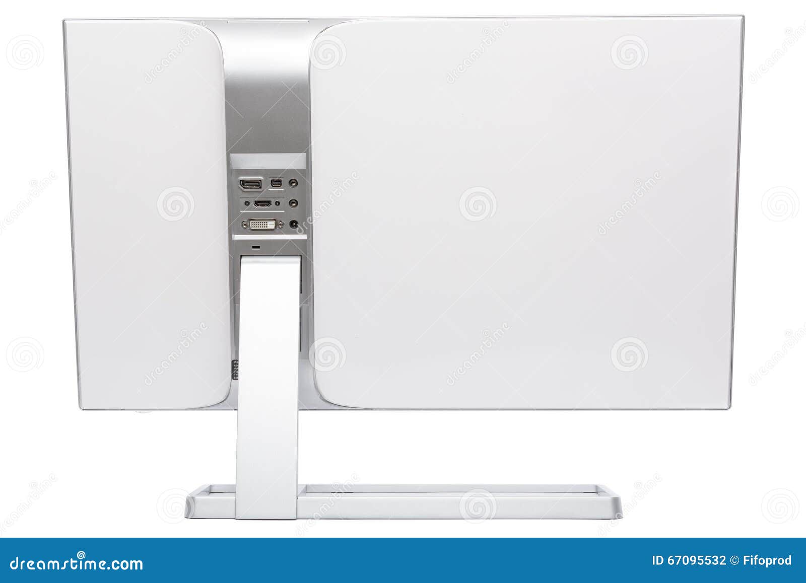 Stylish, Modern LCD Computer Display, Rear View Stock Photo - Image of ... Stylish, Modern LCD Computer Display, Rear View Stock Photo - Image of ...