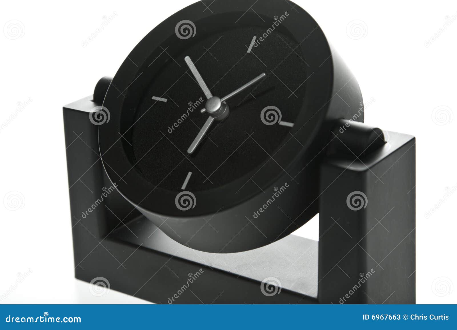 Stylish Modern Office Desk Clock Stock Image - Image of desk, symbol ...