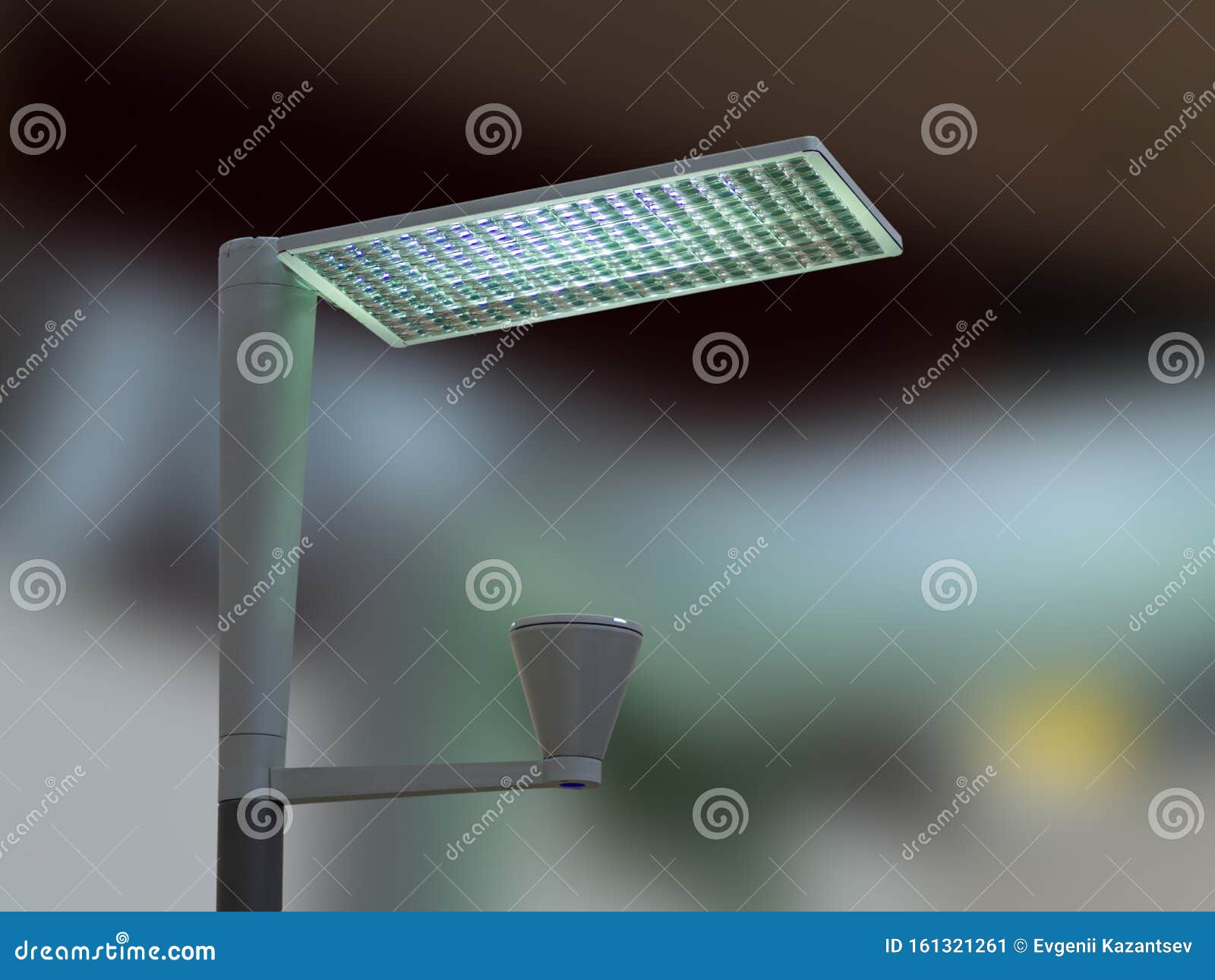 Stylish modern street lamp stock image. Image of style - 161321261