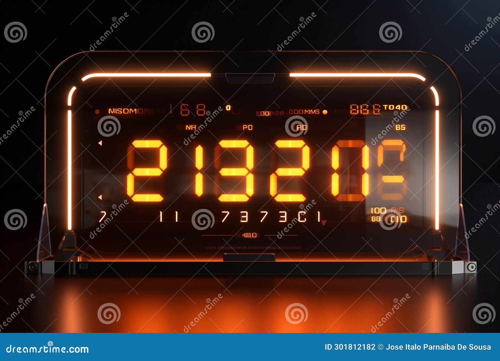 Stylish New Years Countdown Timer with a Sleek Stock Illustration ...