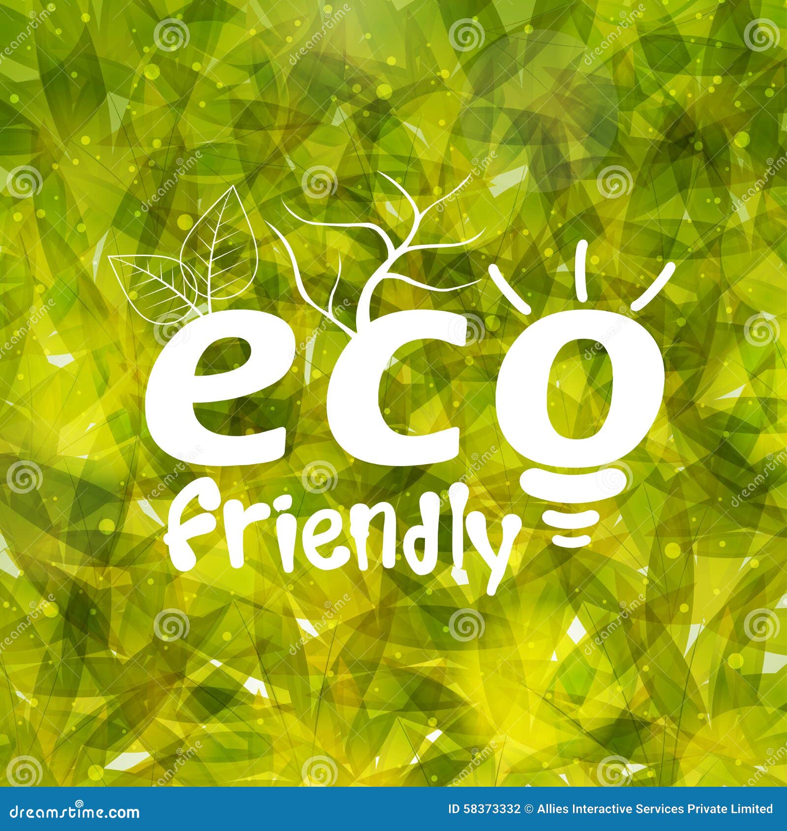 Stylish Pattern for Eco Friendly. Stock Illustration - Illustration of ...