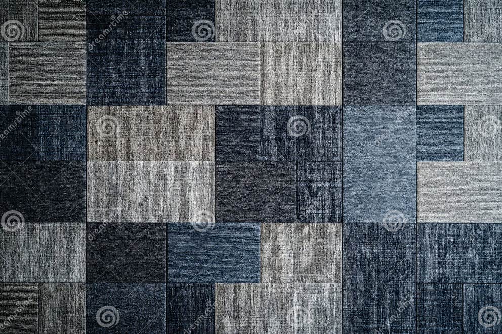 Stylish Patterned Carpet Tiles Showcase Stock Illustration ...